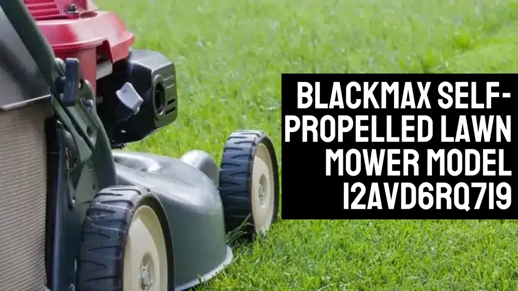 Blackmax Self-Propelled Lawn Mower Model 12AVD6RQ719 | Best Mower for you